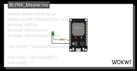 BLYNK Master Ino Copy 2 Tmtoto Wokwi ESP32 STM32 Arduino Simulator