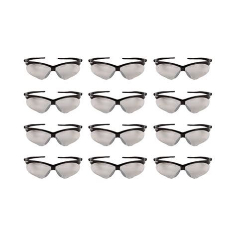 Nemesis Safety Glasses Black Frame Indooroutdoor Lens