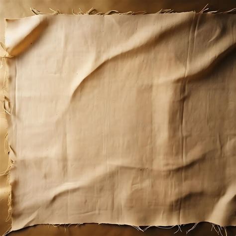 Premium AI Image Frame Of Hessian Paper Natural Beige And Blank