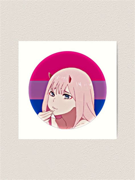 Cute Zero Two Darling In The Franxx Art Print For Sale By Tristel Redbubble