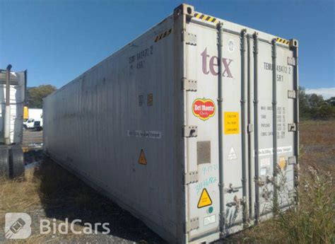 2016 Tex Shipping Container Temu9494722 Bid History Bidcars