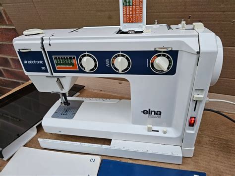 Elna Stella Air Electronic Tsp Sewing Machine With Case Cover Etsy