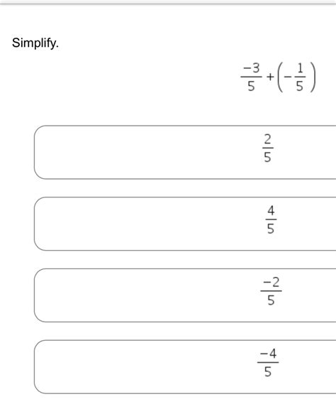 Solved Simplify 35 1545