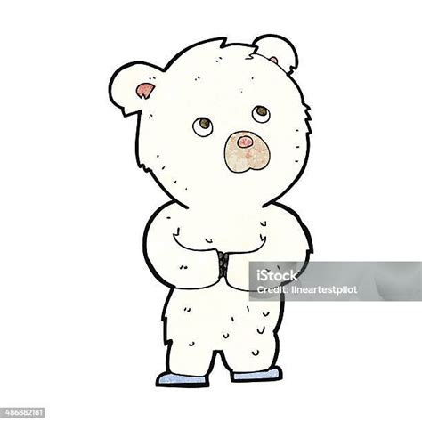 말풍선이 있는 북극곰 새끼 귀여운에 대한 스톡 벡터 아트 및 기타 이미지 귀여운 그리기 기이함 Istock