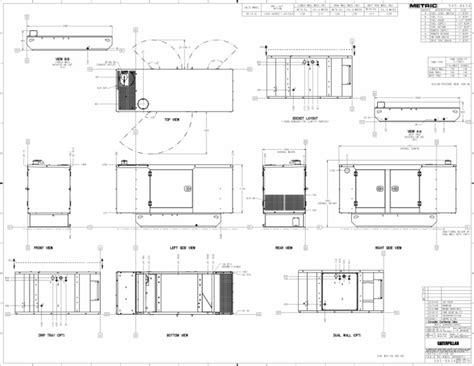 5958634 110gc Genset Drawing With Enclosure Pdf