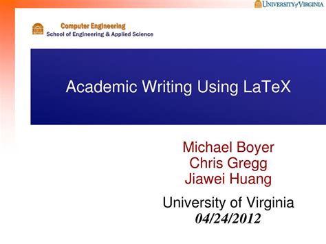 Ppt Academic Writing Using Latex Powerpoint Presentation Free