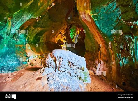 PHANG NGA THAILAND APRIL 28 The Small Chedi Atop The Stalagmite