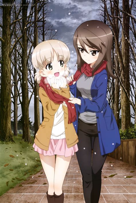 ガールズ＆パンツァー【ミカアキ】 壁紙