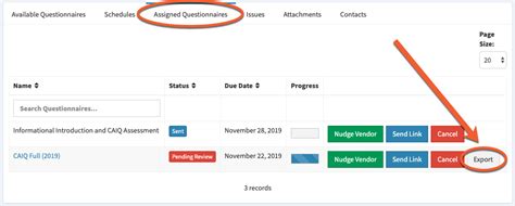 how to export questionnaires knowbe4 knowledge base