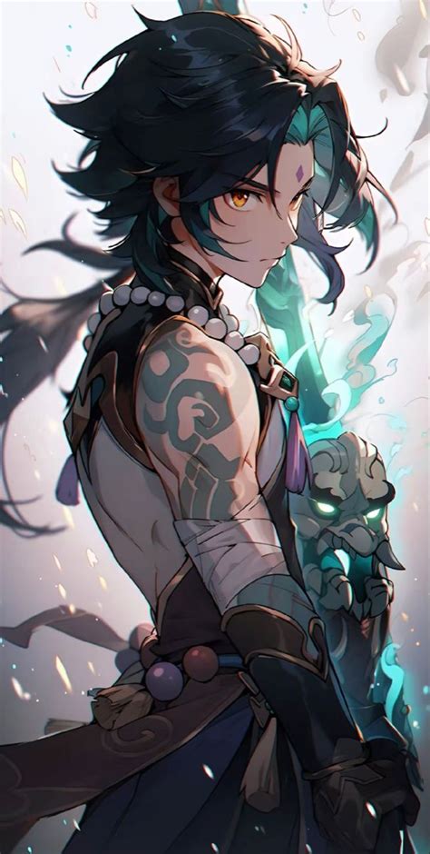 Пин от пользователя Йцукен на доске Genshin Impact Мужские иллюстрации Фан арт Эскиз персонажа