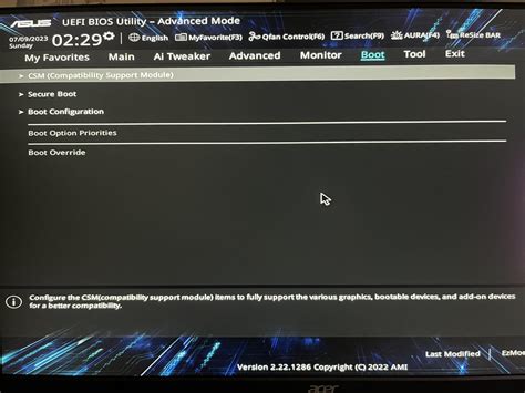Cant Choose Boot Priority Option And Cant Enable Csm R Asus