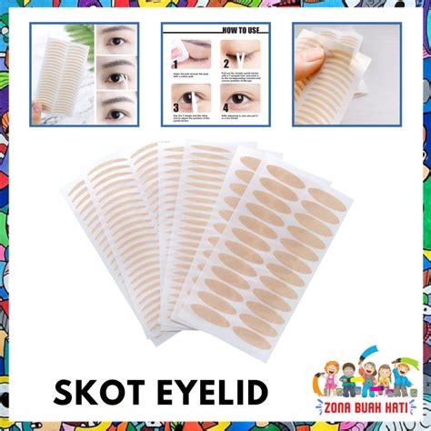 Jual ZBH Skot Mata Eyelide 20Pasang Double Eyelid Stickers Tape 40Pcs