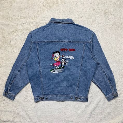 Vtg Betty Boop Denim Jacket Men S Fashion Coats Jackets And