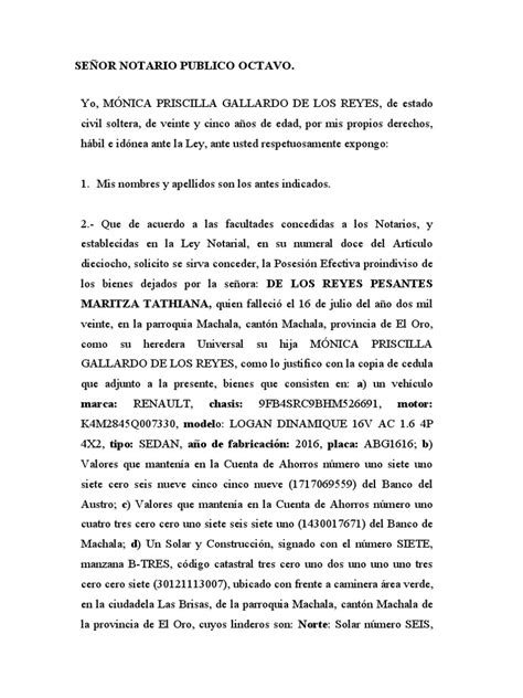 Posesión Efectiva Pdf Derecho Civil Common Law Ley Común