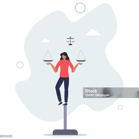 비교 장점과 단점 성실성 또는 정직한 진실 장단점 또는 측정 판사 또는 윤리 결정 또는 균형 개념 평평한 성격 생활 검사 보기에 대한 스톡 벡터 아트 및 기타 이미지