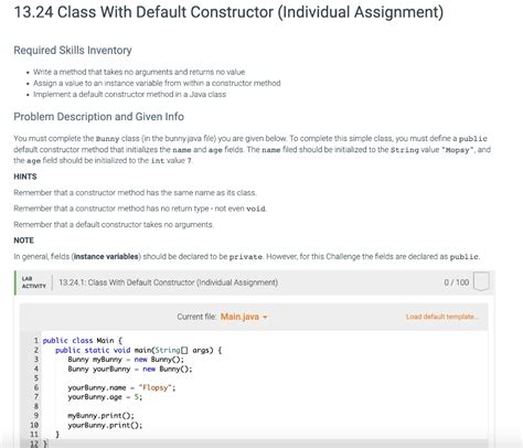 Solved Required Skills Inventory Write A Method That Takes