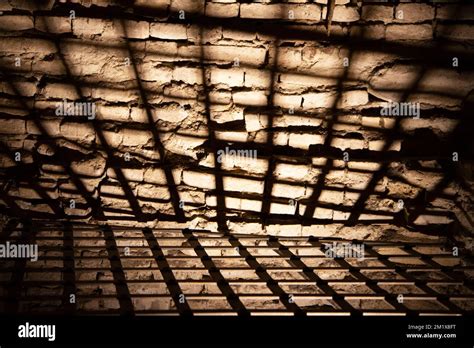 Grid With Shadow Stock Photo Alamy