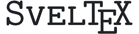 GitHub Nvlang Sveltex Svelte Markdown LaTeX