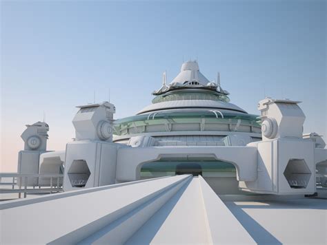 미래 지향적인 건물 팩 3d 모델 40 3ds C4d Fbx Obj Free3d