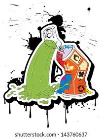 456 Spray Paint Can Cartoon With Face Images Stock Photos 3D Objects