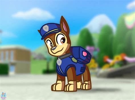 Paw Patrol Chase By Rainboweevee Da On Deviantart