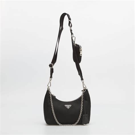 Сумка Prada черная купить за 93000 ₽ Sfs