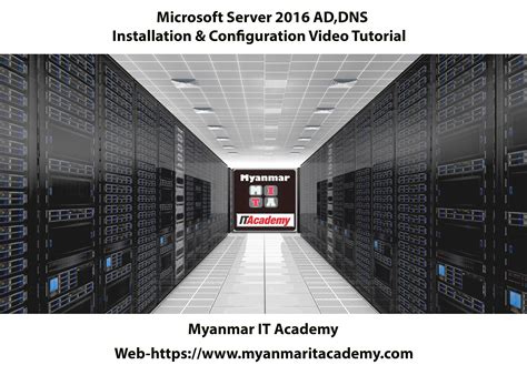 Microsoft Server 2016 Ad And Dns Installation And Configuration Video