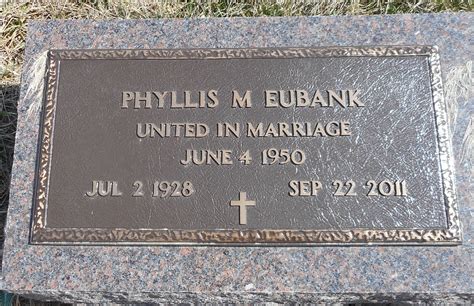 Phyllis Mae Tryon Eubank M Morial Find A Grave