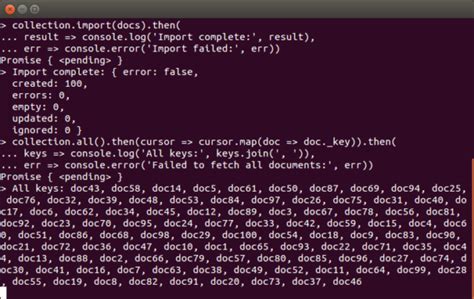 node js tutorial getting started with arangodb