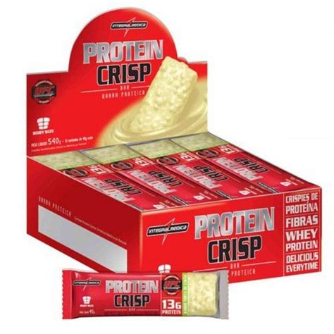 Barra De Proteína Integralmédica Protein Crisp Bar Romeu E Julieta