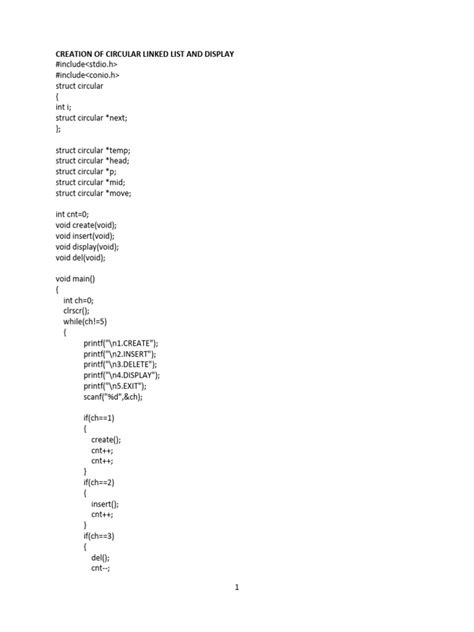 Circular And Doubly Linked List Pdf Computer Libraries Object