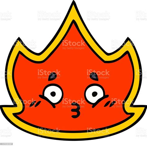 Kartun Api Yang Lucu Ilustrasi Stok Unduh Gambar Sekarang Api Api