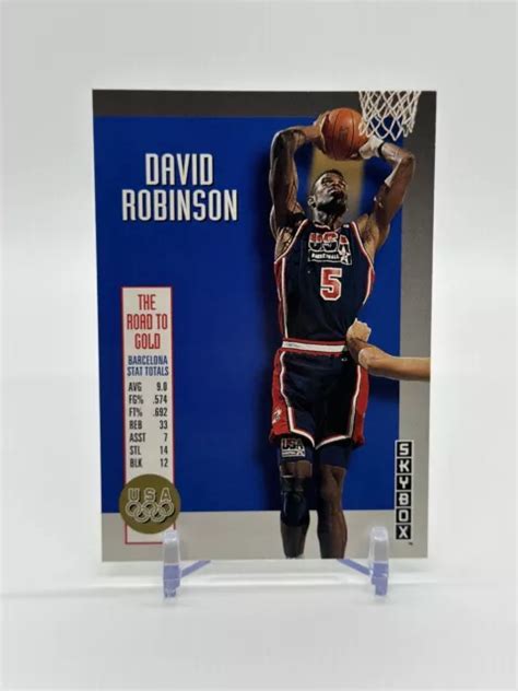 DAVID ROBINSON SKYBOX 1992 The Road To Gold USA10 USA Basketball Comme