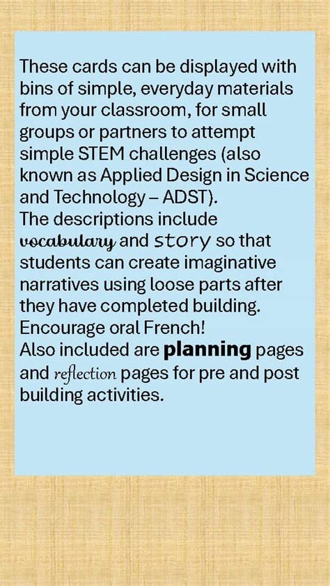 French Stem Task Cards By Krem De La Krem Tpt