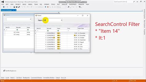 Gridcontrol5 Part1 Use Filter In Gridcontrol With Searchcontrol Using Vbnet Youtube
