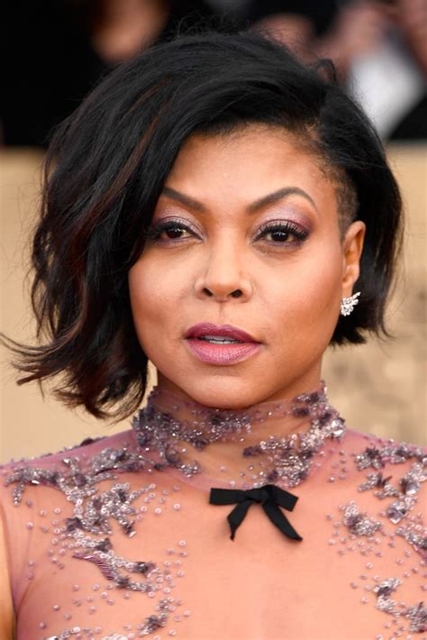 Taraji P Hensons Hair And Makeup At The 2017 Sag Awards Popsugar Beauty