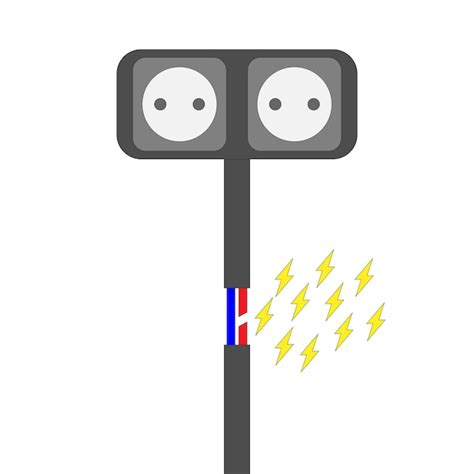 Curto Circuito Soquete Com Defeito Problema De Fiação Eletricidade