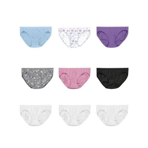 Hanes Womens Super Value Bonus Cool Comfort Cotton Bikini Underwear 6