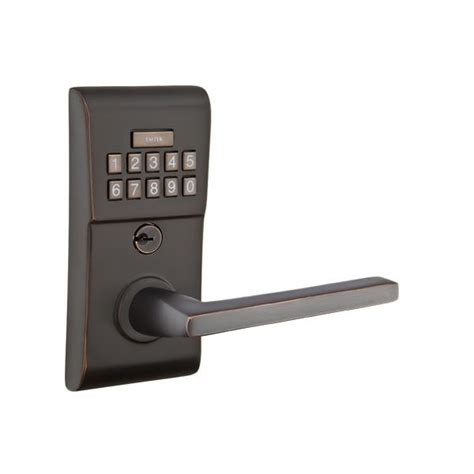 Emtek Oil Rubbed Bronze Electronic E2020hlo10blh E2020hlo10blh Zoro