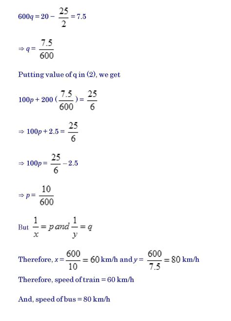 Ch 3 Pair Of Linear Equations In Two Variables Page Wise Ncert Solution 3 6