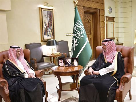 محافظ جدة يستقبل رئيس هيئة الهلال الأحمر السعودي · صحيفة سهم الالكترونية