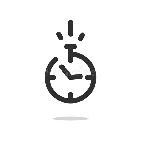 Stopwatch Timer Icon Vector Set With Fast Time Count Down Flat Cartoon