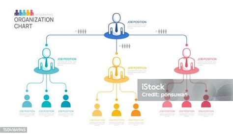 비즈니스 사람 아이콘이 있는 조직도에 대한 인포그래픽 템플릿입니다 비즈니스를 위한 벡터 인포그래픽 경영자에 대한 스톡 벡터 아트 및 기타 이미지 Istock