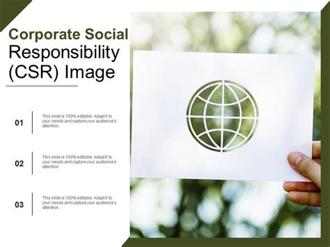 Corporate Social Responsibility Csr Image PowerPoint Slide Template Presentation Templates