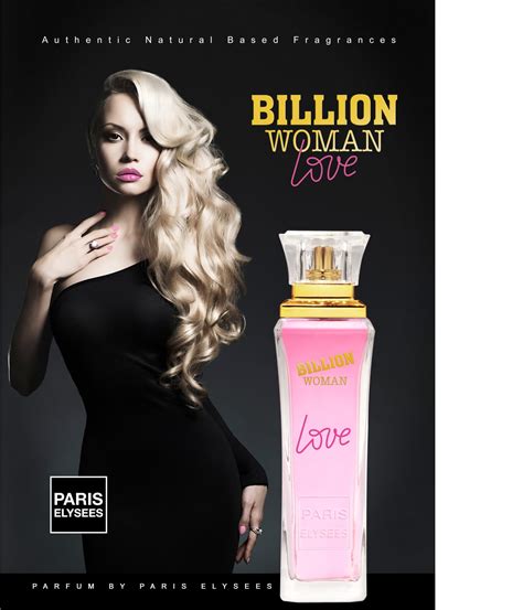 Perfume Billion Woman Love Paris Elysees Beleza Na Web