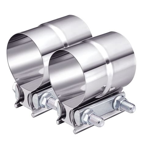 Buy EVIL ENERGY Inch Exhaust Clamp Lap Joint Band Clamp Stainless Steel PCS Online At