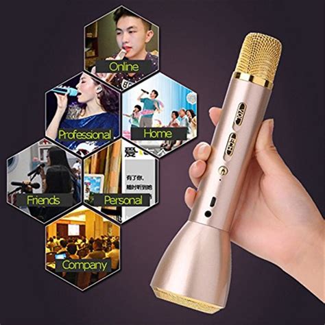 K098 Wireless Ktv Microphone Bluetooth Mobile Phone Karaoke Artifact
