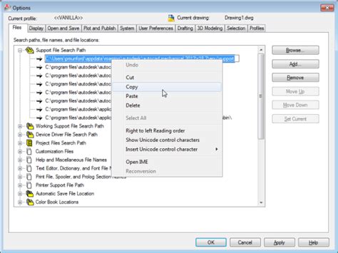 Where Are My Autocad Support Paths