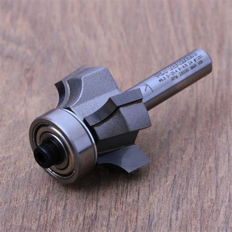 4 Flute R4 8mm Roundover Ovolo Router Bit Radiantools