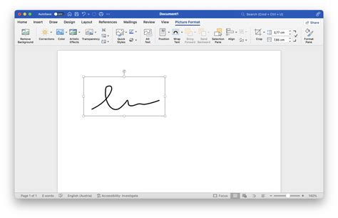 How To Draw Digital Signature In Word